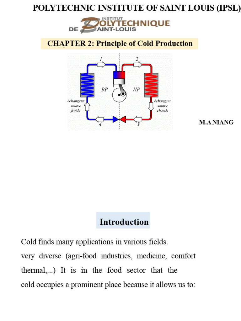 Chapter 2 Cold Production | PDF | Refrigeration | Heat Transfer