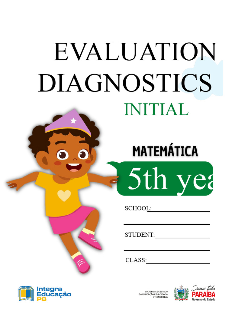 5th YEAR - INITIAL DIAGNOSTIC ASSESSMENT - MATHEMATICS | PDF | Brazil ...