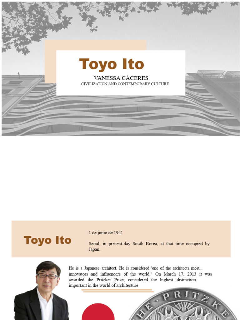 Toyo Ito - Life and Works | PDF