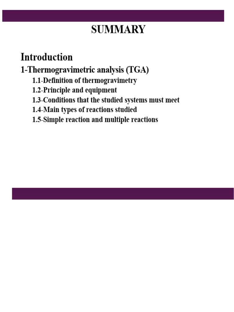 ATG ATD DSC Course | PDF | Thermogravimetric Analysis | Differential ...