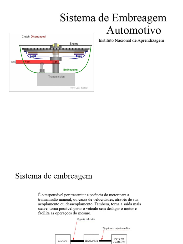 Tipos e Funcionamento do Sistema de Embreagem | PDF | Embreagem | Motores