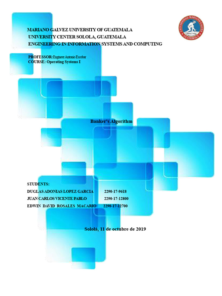 Banker's Algorithm.docx | PDF | Algorithms | Applied Mathematics