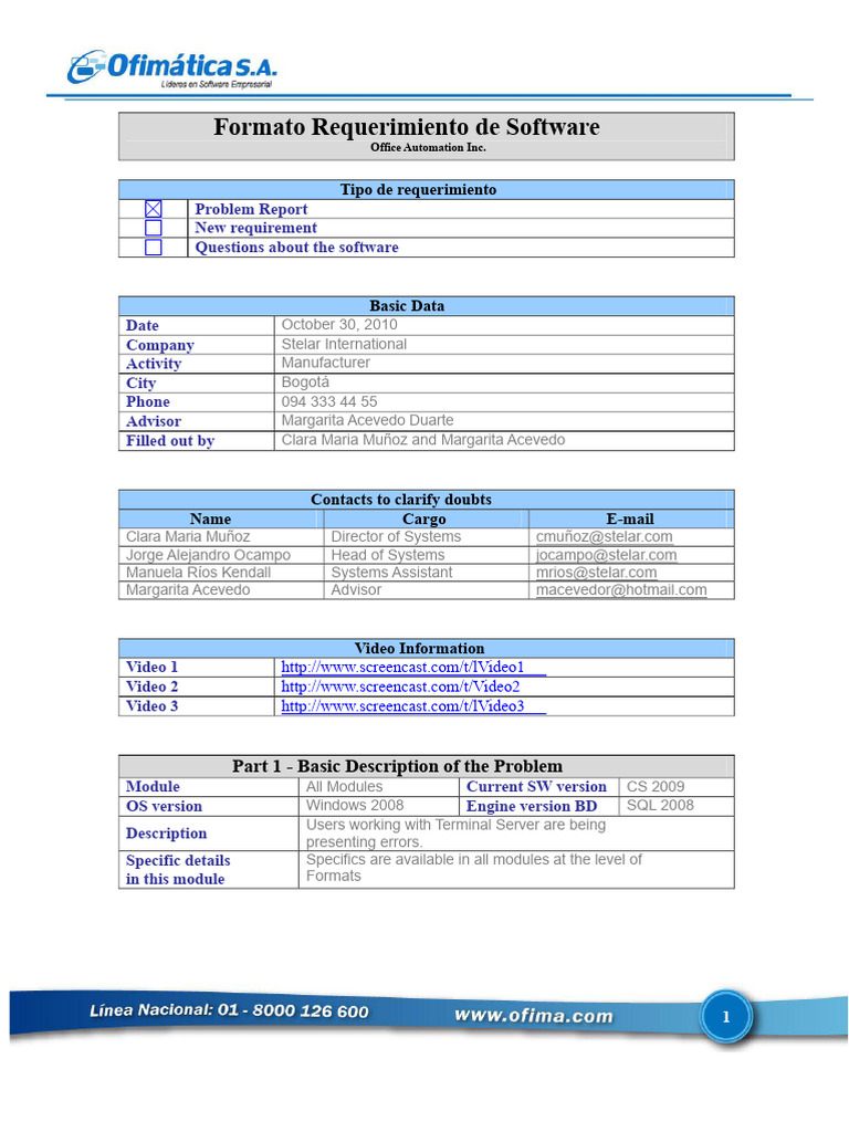 Software Requirement Format Example | PDF | Antivirus Software | Computer Architecture