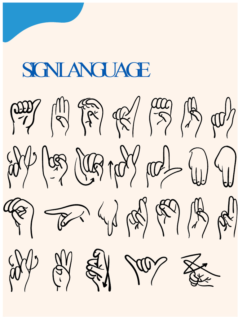 Sign Languages | PDF | Sign Language | Linguistics