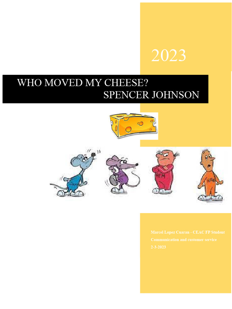 Lessons from "Who Moved My Cheese?" | PDF