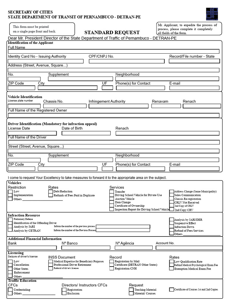 Revised Standard Application | PDF | Identity Document | Department Of ...
