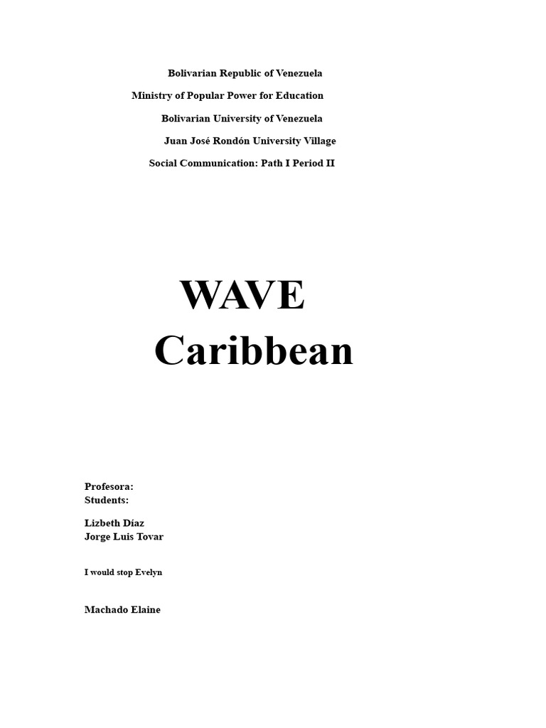 Caribbean wave | PDF | Venezuela | Pre Columbian Era
