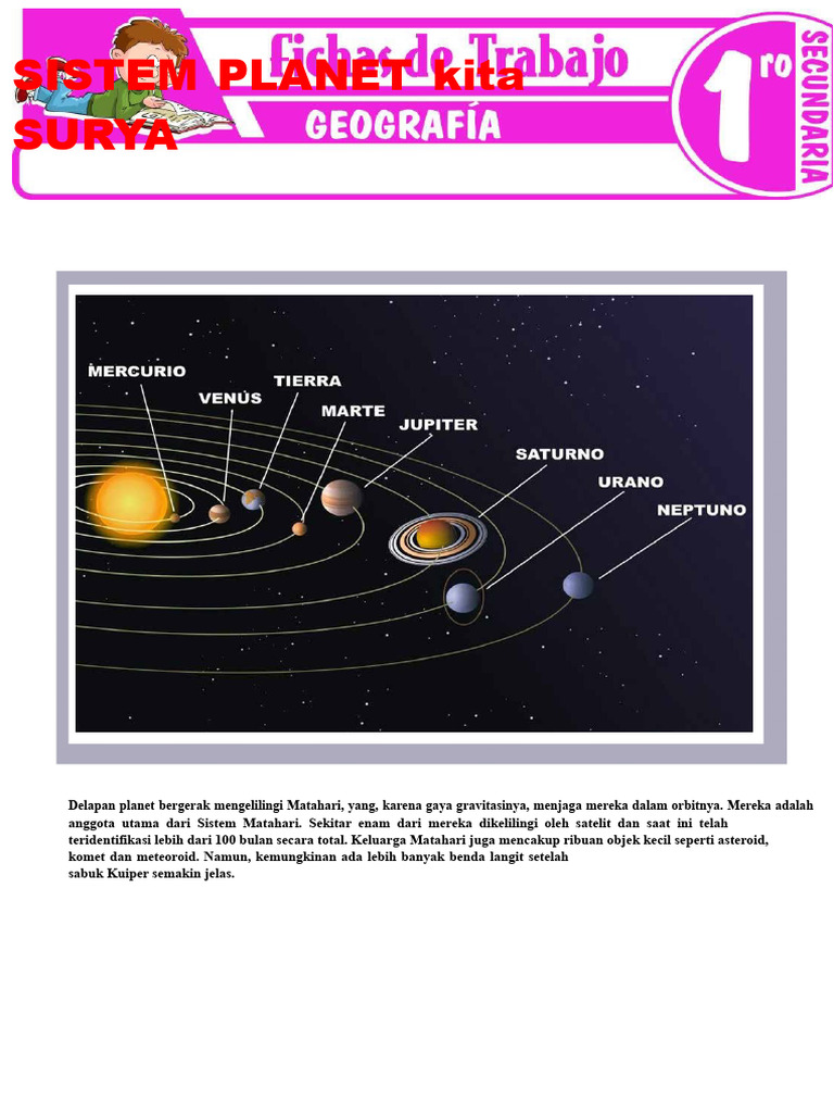 Sistem-Planetari-Kita-untuk-Kelas-Satu-Sekolah-Menengah | PDF