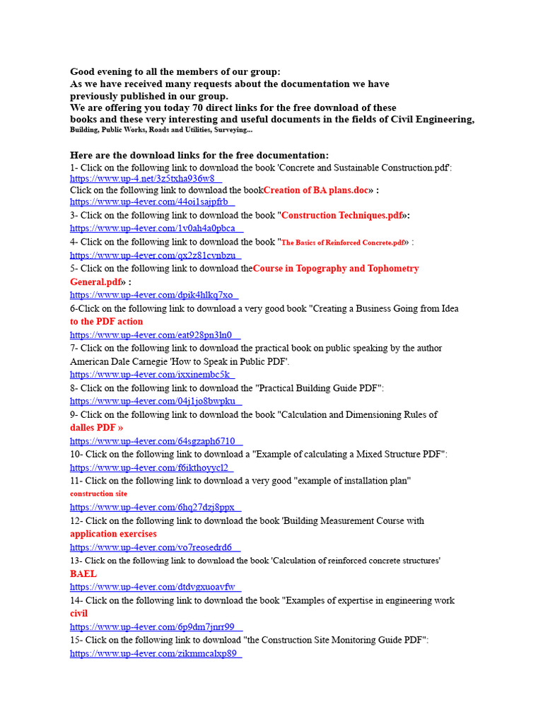 Direct Links For Free Download More Than 70 Very Interesting And Very ...