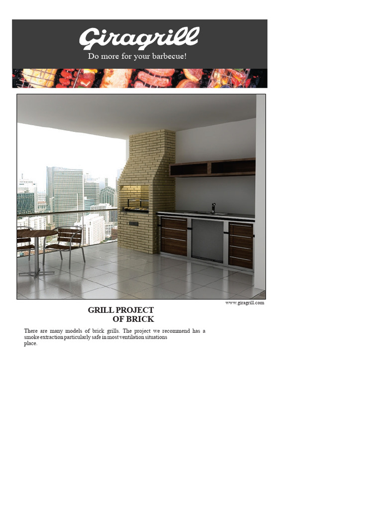 Brick Grill Construction Guide | PDF | Barbecue Grill | Electrical Wiring