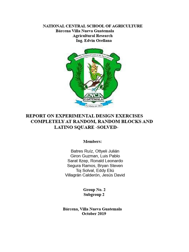 GROUP_2.2_INFOSTAT | PDF | P Value | Analysis Of Variance
