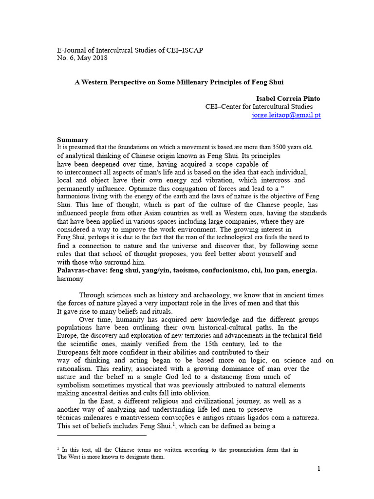 Feng Shui | PDF | Yin And Yang