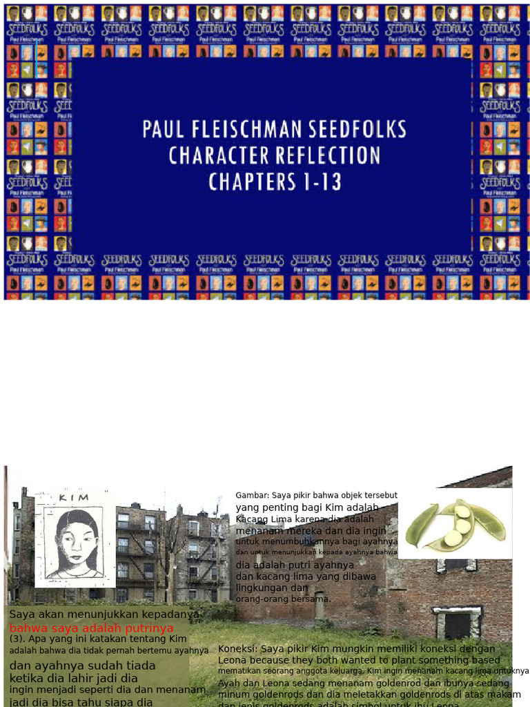 Paul Fleischman Seedfolks | PDF
