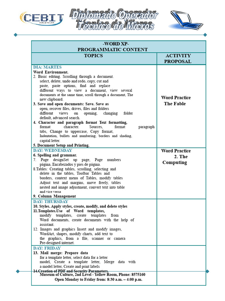 Programmatic Content WORD | PDF | Computing | Software