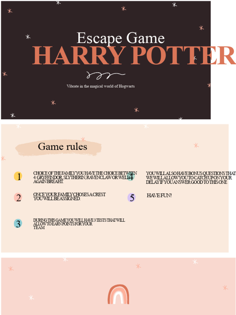 Harry Potter Escape Game | PDF | Contemporary Fantasy Novels | Fantasy ...