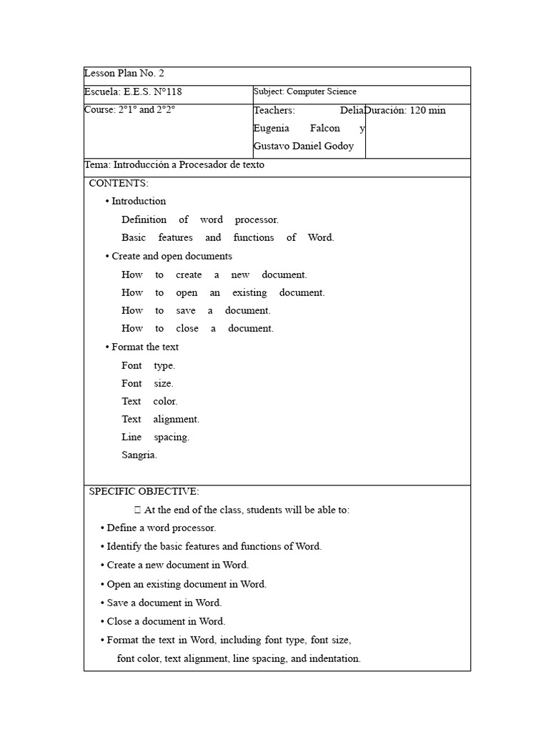 LESSON PLAN - Word | PDF | Learning | Human Communication