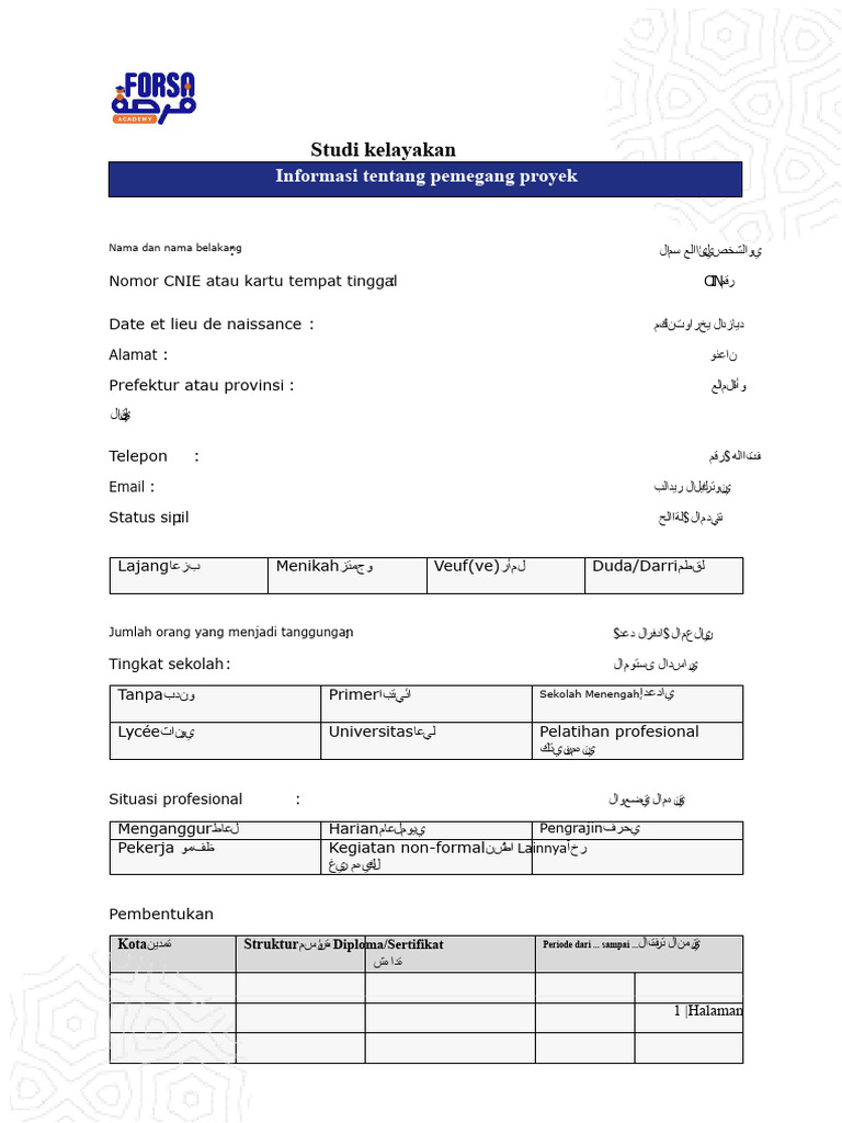 Studi Kelayakan Proyek dan Pembiayaan | PDF