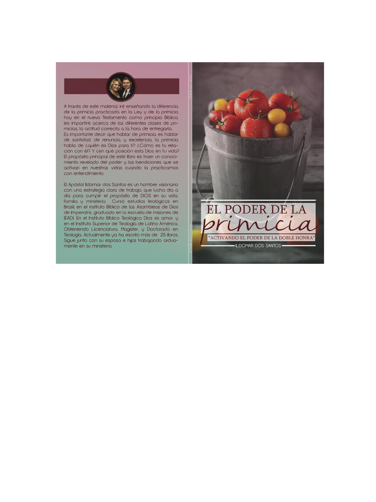 O Poder Da Primícia | PDF | Jesus | Ressurreição de Jesus