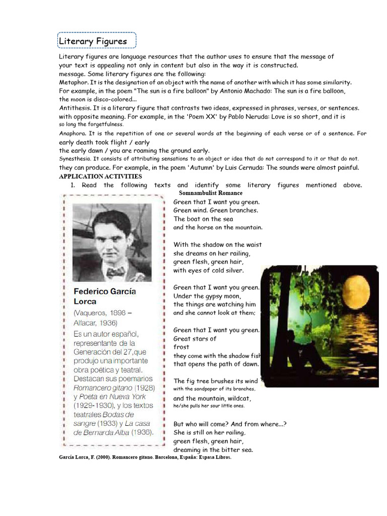Literary Figures | PDF | Poetry
