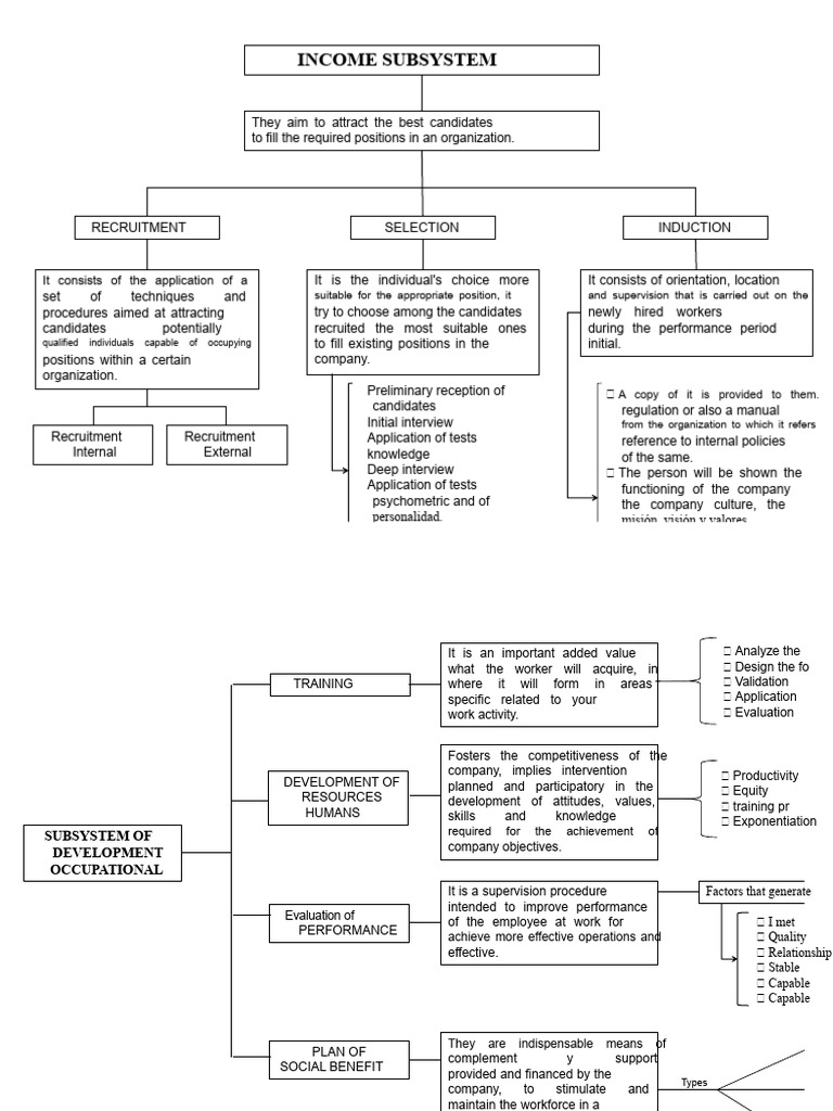 Human Talent Conceptual Map | PDF | Recruitment | Business