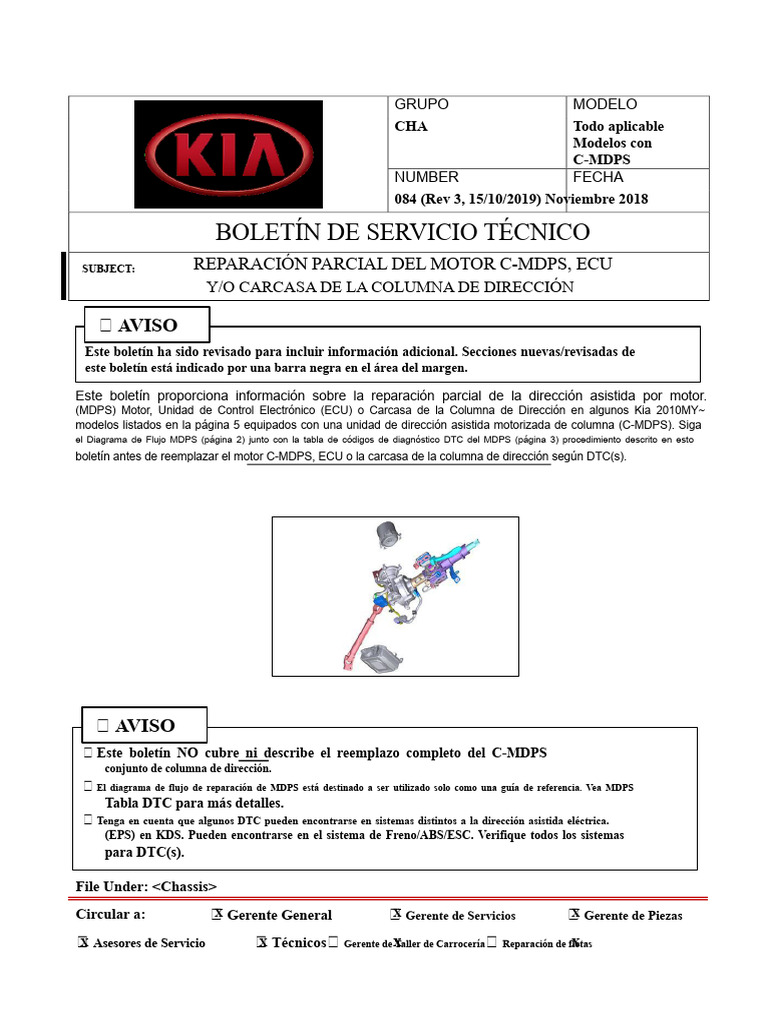 Reparación C-MDPS: Guía Técnica 2019 | PDF | Conector eléctrico ...