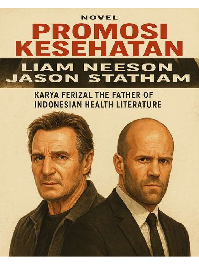 Novel Promosi Kesehatan Liam Neeson dan Jason Statham. Karya Ferizal The Father of Indonesian ...