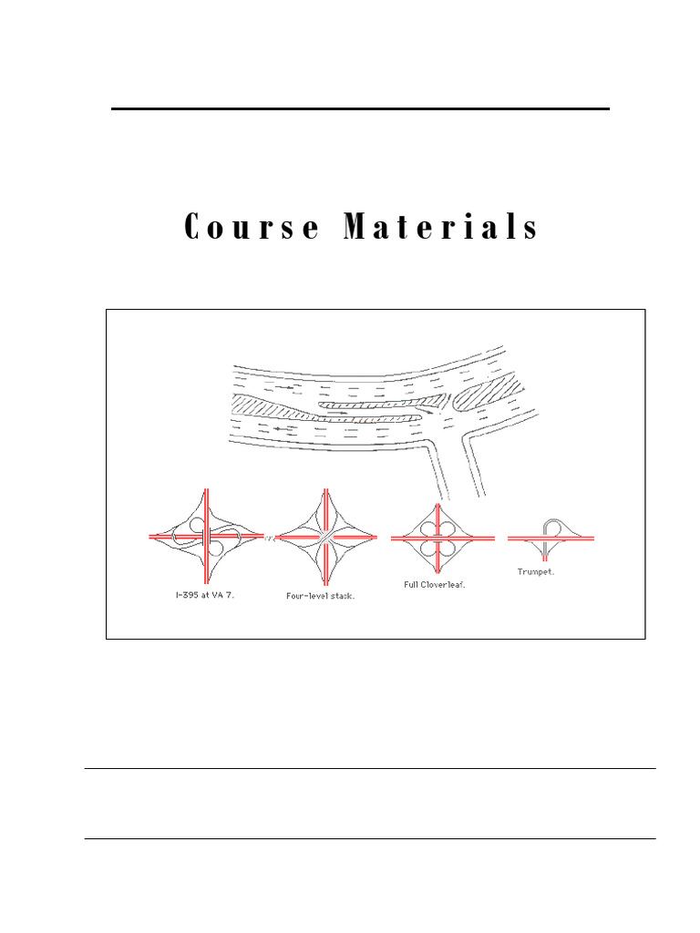 CE 6502: Highway Design Course Materials | PDF
