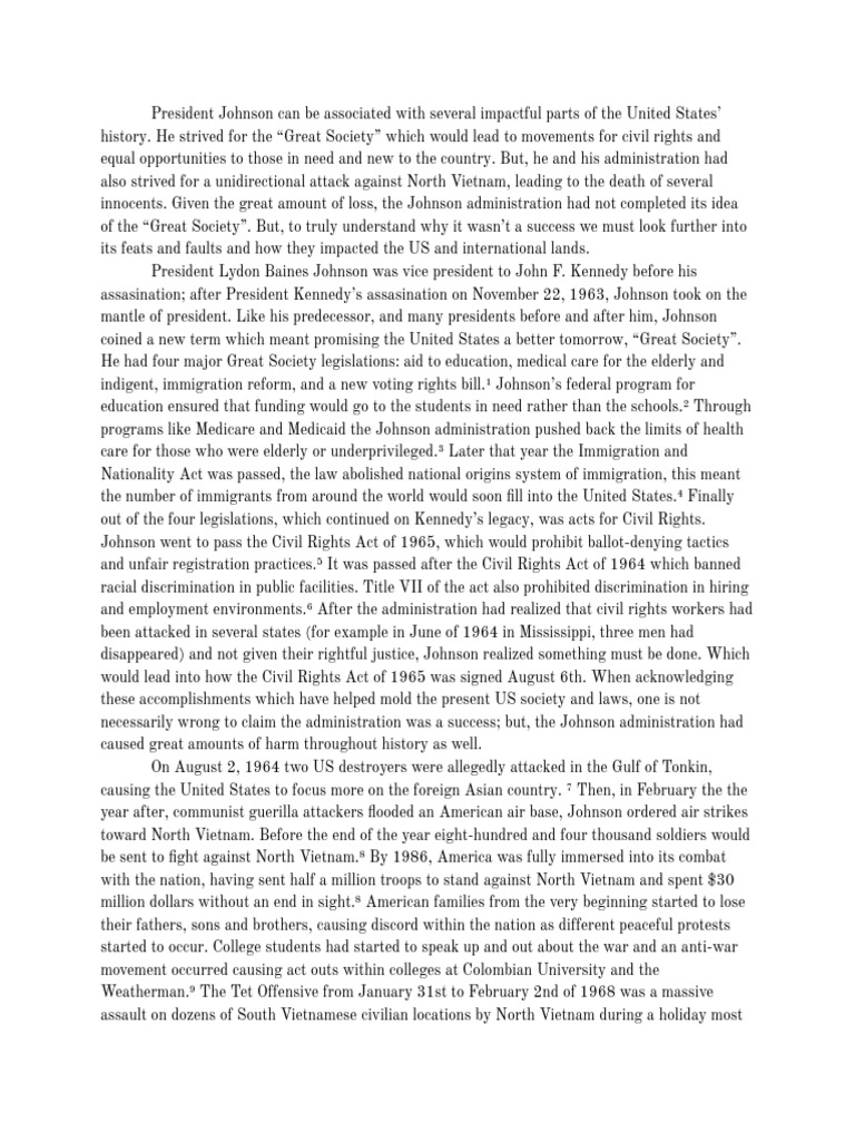 Chapter 36 Reflection Response | PDF | Civil Rights Act Of 1964 ...