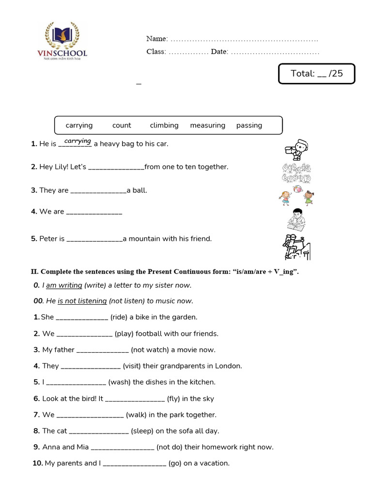 Week 2_Unit 1_Bản Mềm Phiếu Cuối Tuần 2 | PDF
