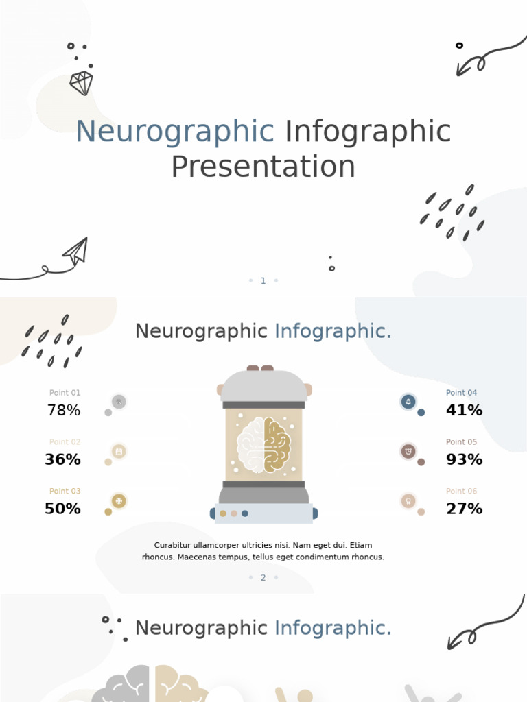 Neurographic PowerPoint Infographic Doodle Style | PDF