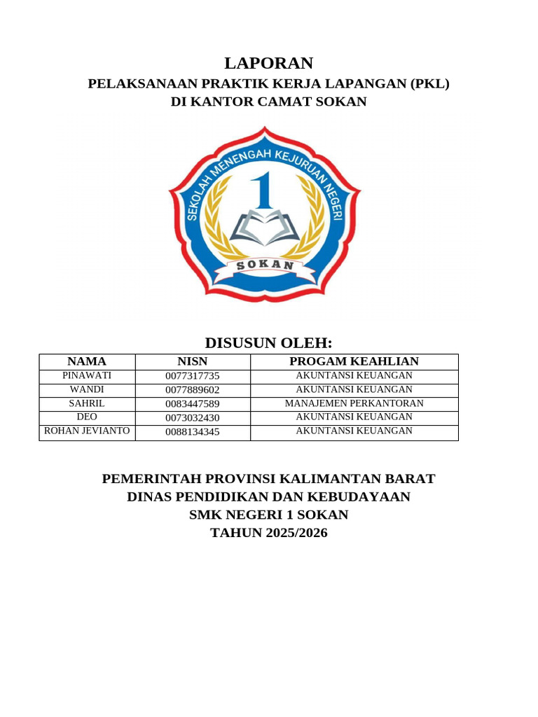 Laporan PKL Lengkap | PDF