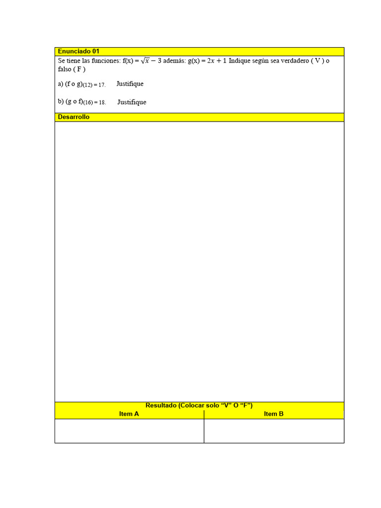 Formato de Soluci N de Desarrollo Estudiante Presencial Remoto | PDF