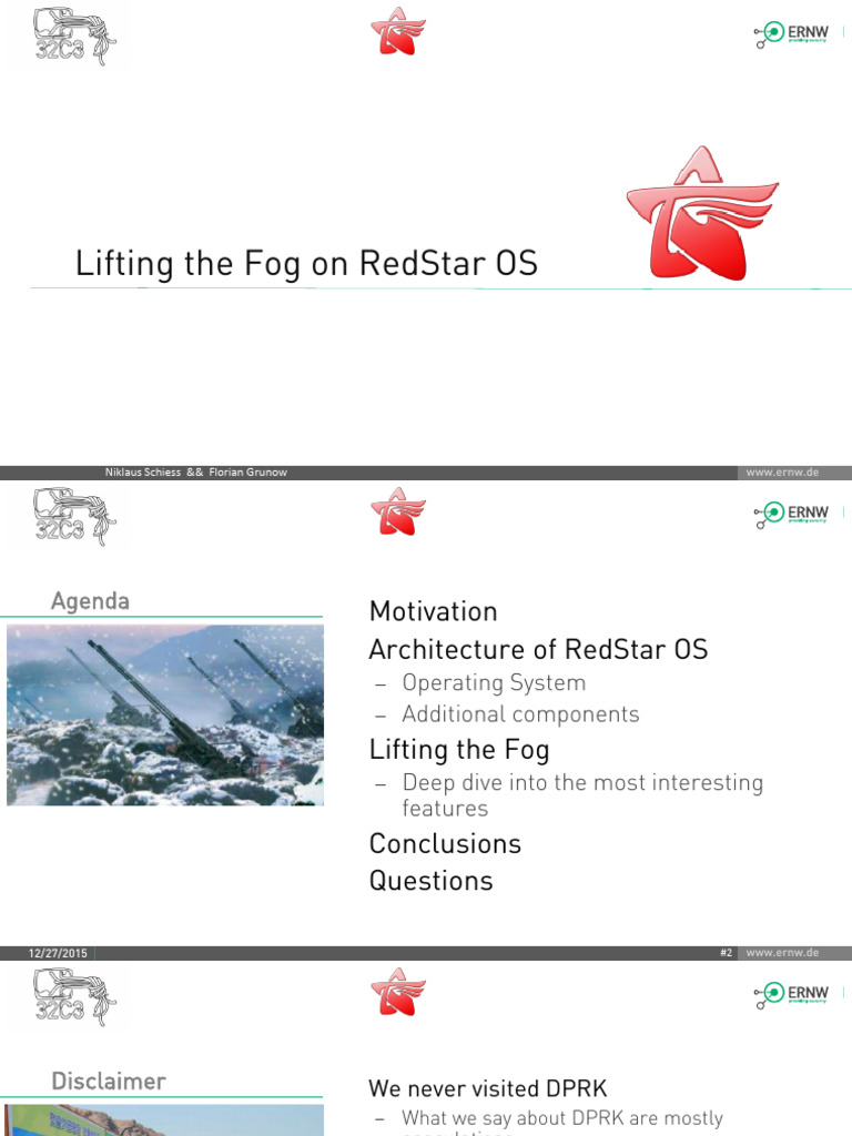 RedStar OS 32c3 | PDF | Computer File | Computer Virus