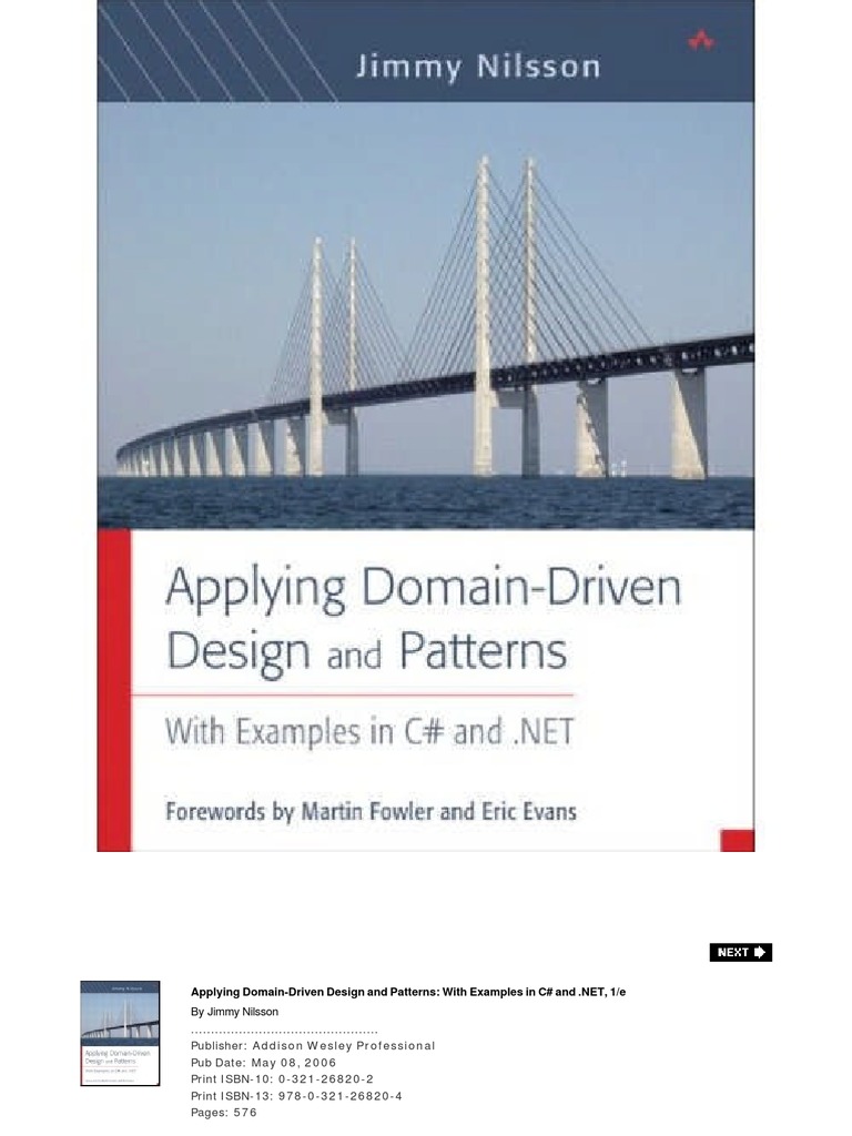 Applying Domain-Driven Design and Patterns - With Examples in C# | PDF ...