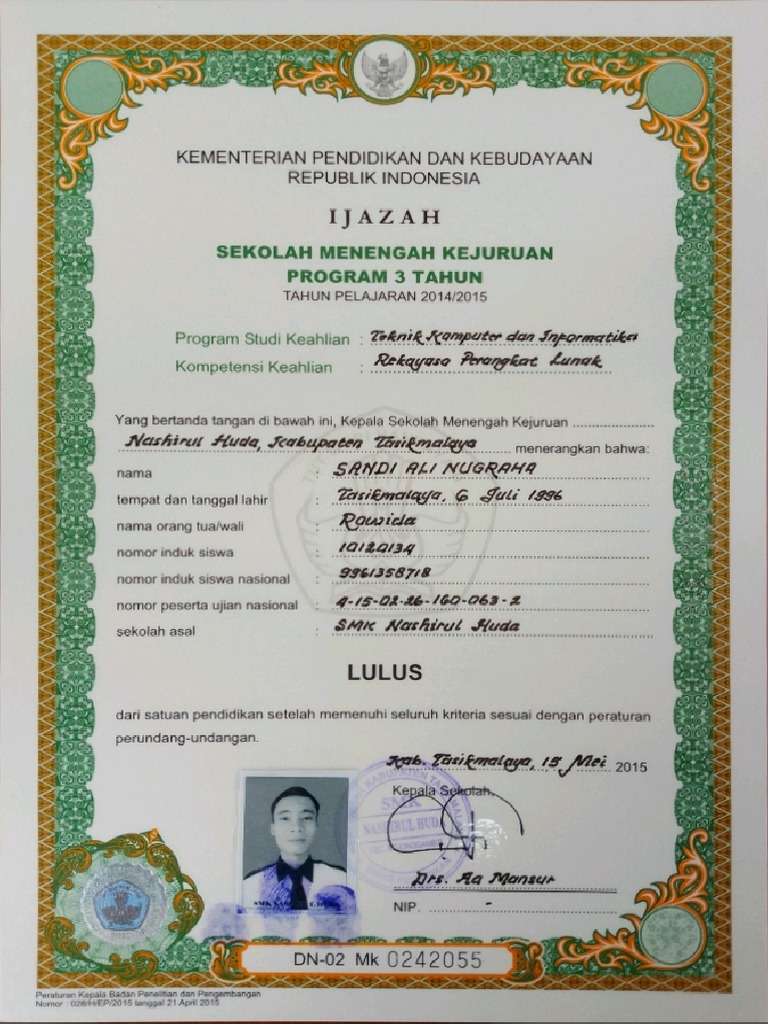 Ijazah Sandi | PDF