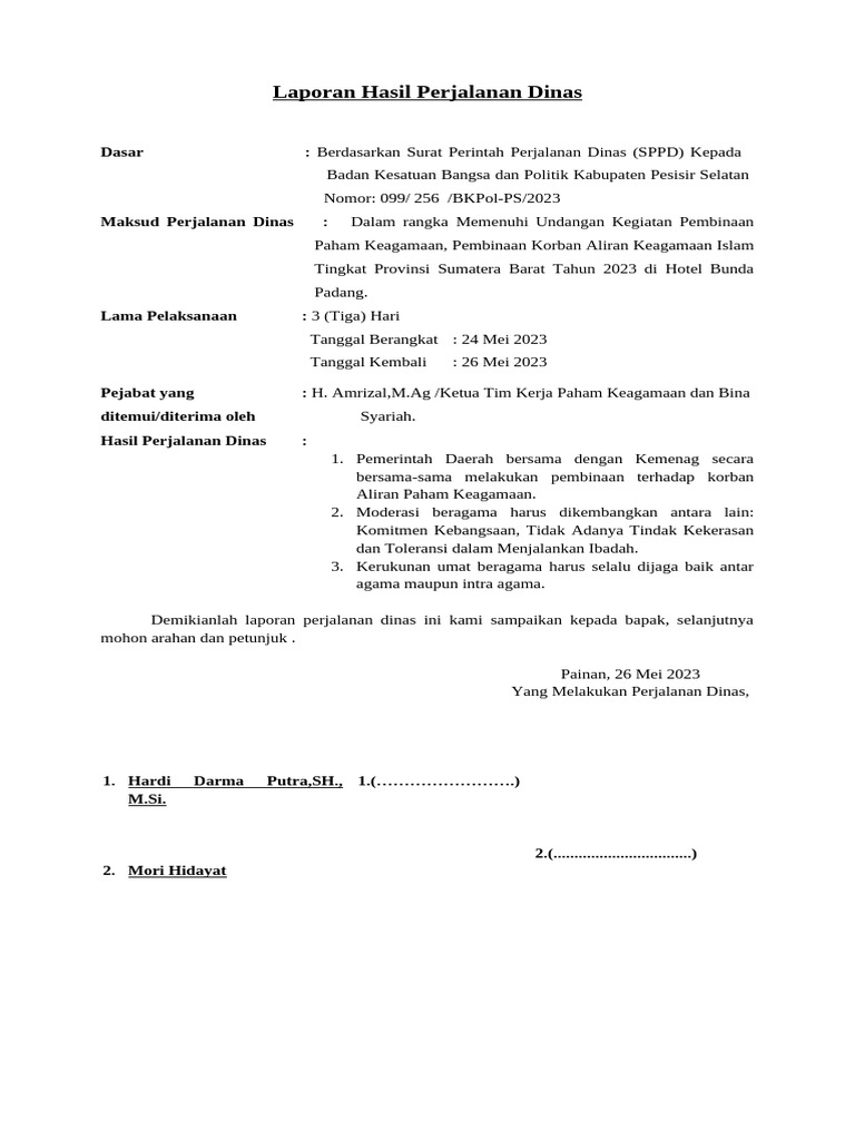 Lhpd 19 Mei 2023 | PDF