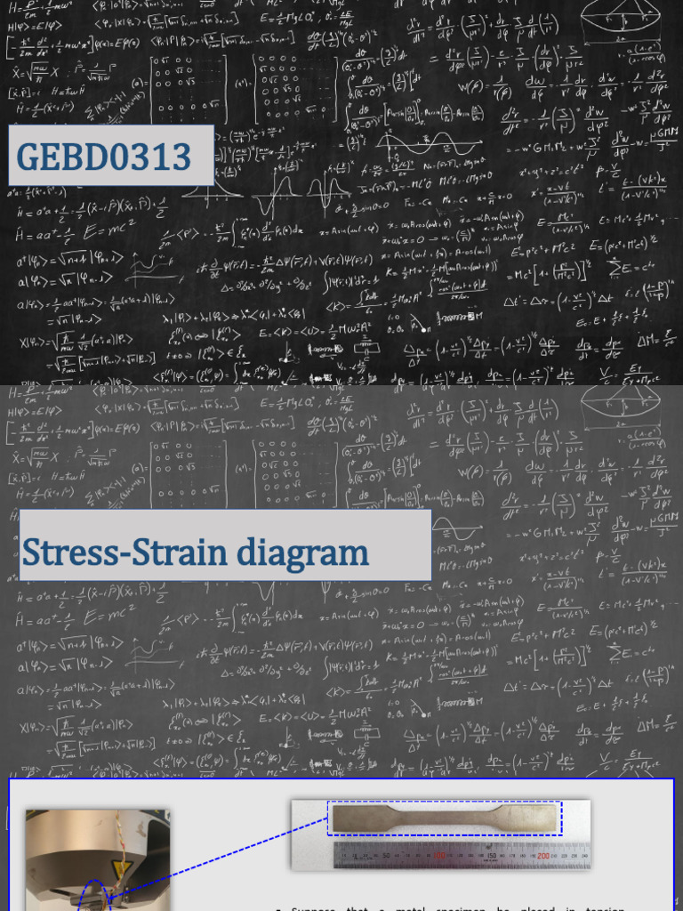 Chapter 3 Stress-Strain Diagram | PDF | Deformation (Engineering ...