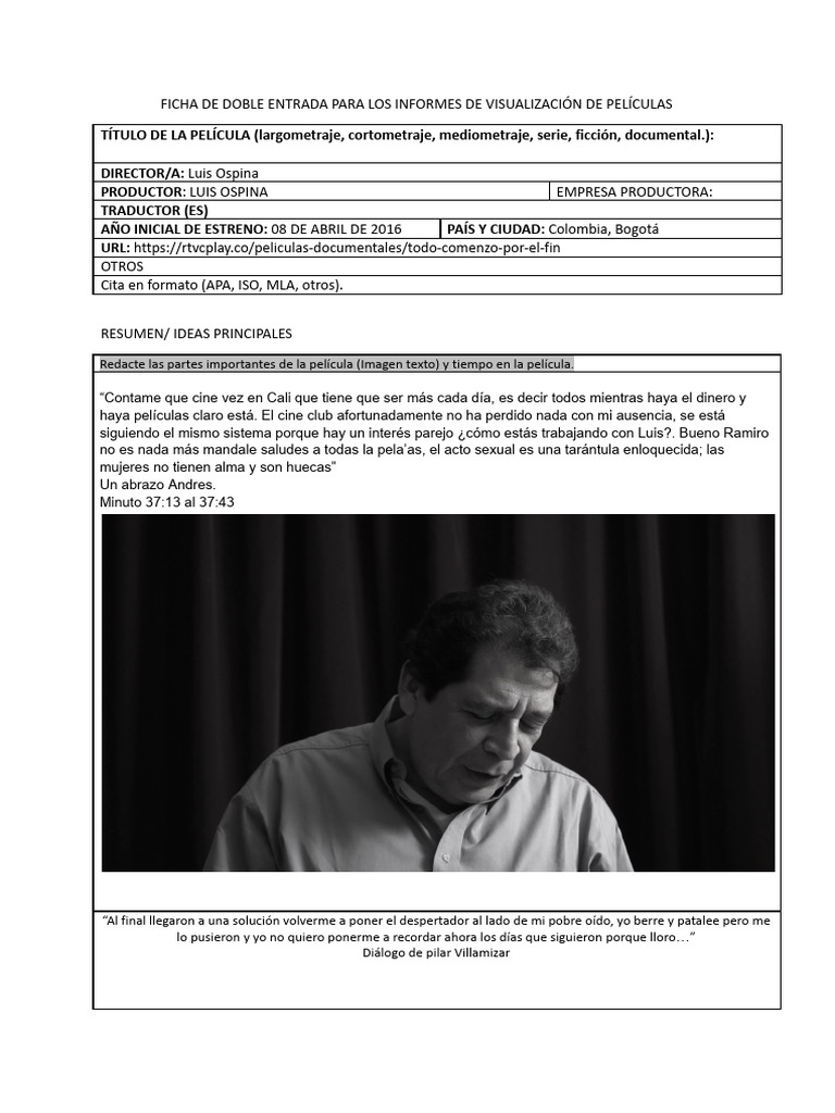 FICHA de Visualización | PDF