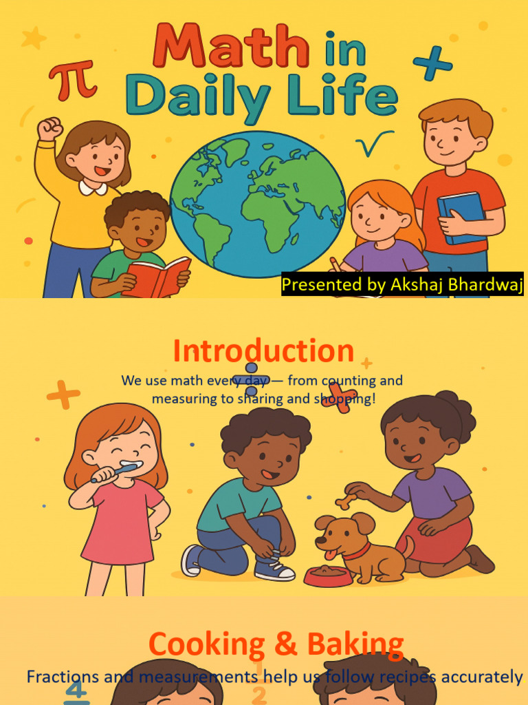 Math in Daily Life Final Presentation | PDF