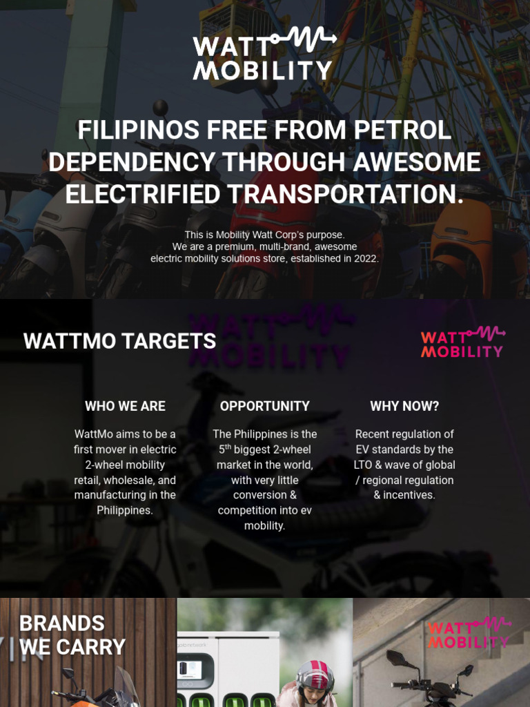 Watt Mobility Profile.pptx | PDF