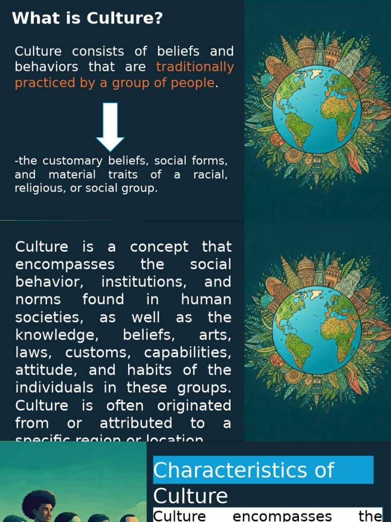 0 Characteristics of Culture | PDF | Society | Liberal Arts Education