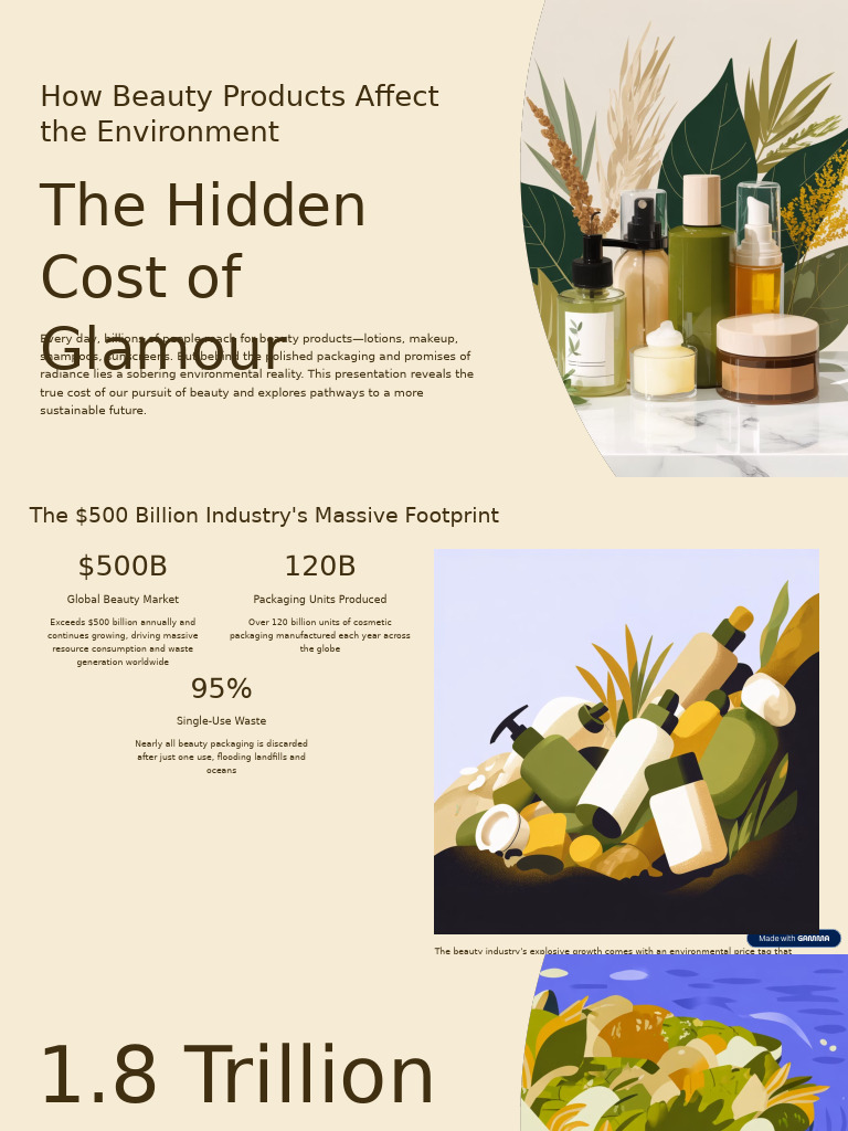 How Beauty Products Affect The Environment | PDF | Plastic | Deforestation