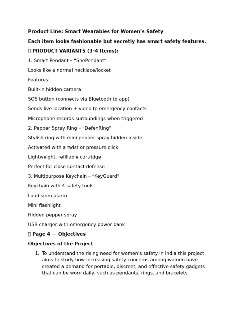 Ep Project Draft Business Plan | PDF | Advertising | Wearable Technology