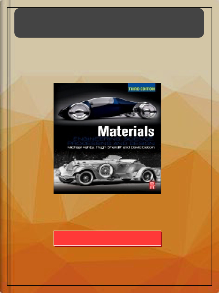 Solution manual for Materials engineering, science, processing and design Ashby Shercliff Cebon ...