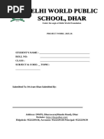 EVS Project Cover Page Design | PDF