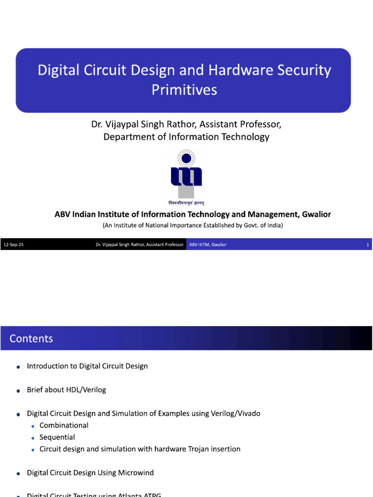Digital Circuit Design | PDF