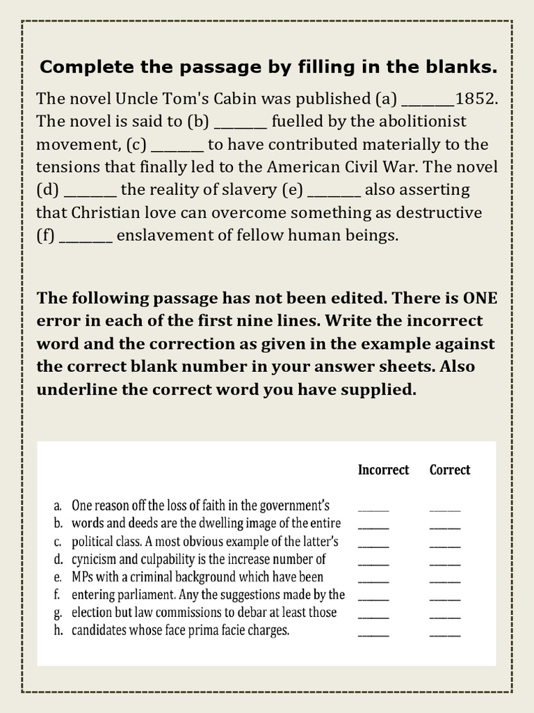 Class 9th FIB, Reaarangement, Diary Entry | PDF