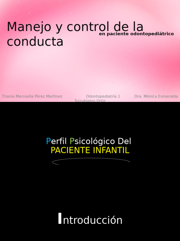Manejo de Conducta | PDF | Comportamiento | Temor
