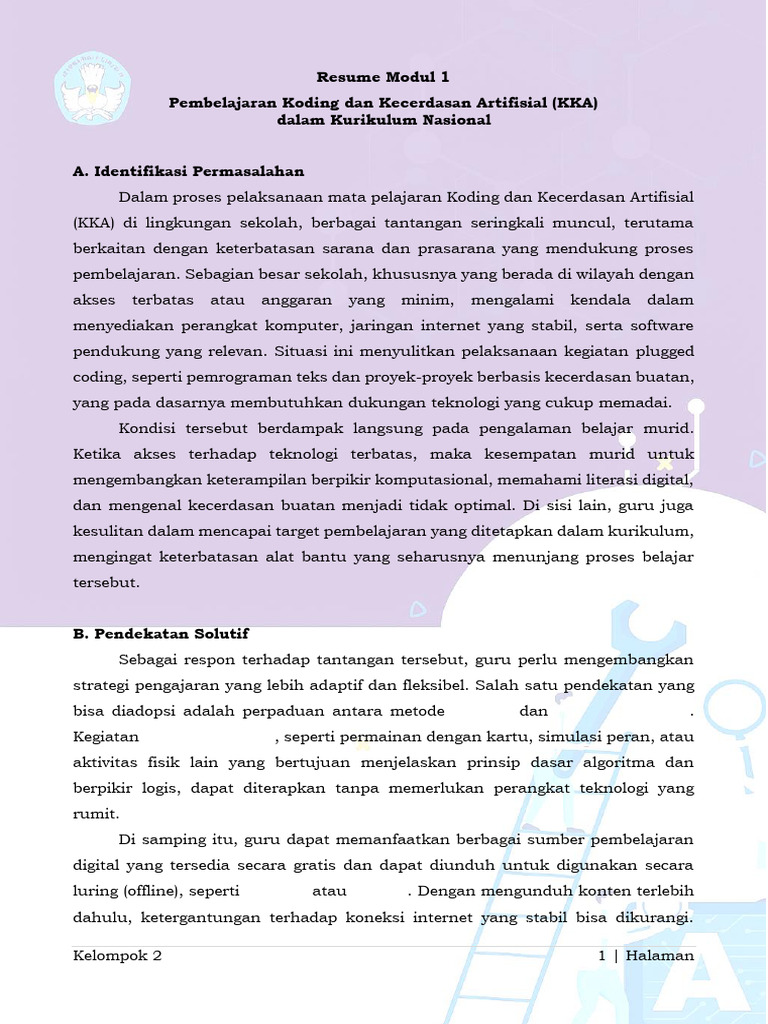 Resume Modul 1 | PDF