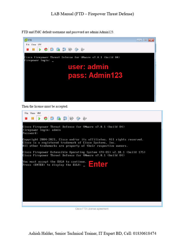 FTD Configuration Manual | PDF | Ip Address | Firewall (Computing)